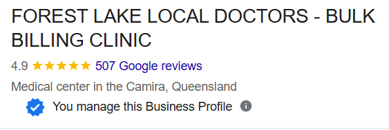 BULK BILLING CLINIC - Forest Lake Local Doctors 07 2111-9111